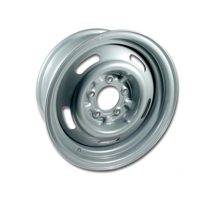 Corvette Rallye Wheel, 15X6 Silver, 1967 | Motor City Vettes