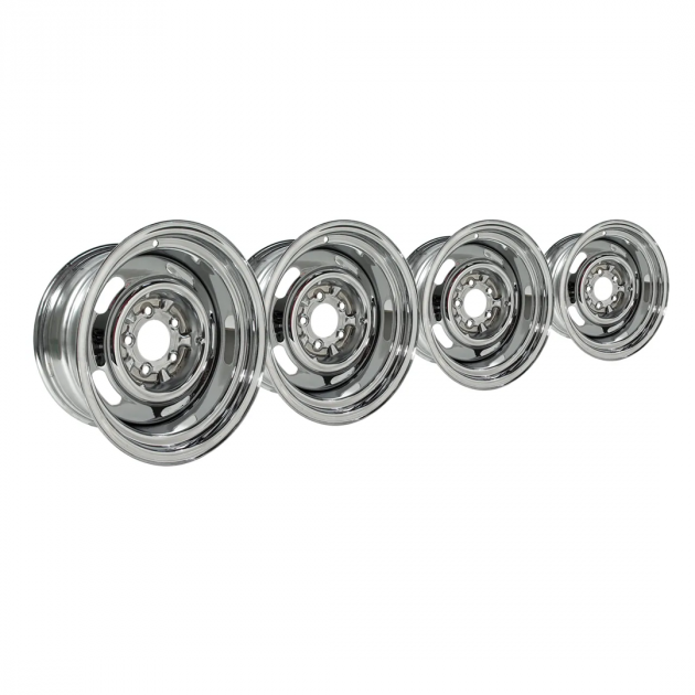 Corvette Rallye Wheels-4. Chrome, 1969-1982 | Motor City Vettes
