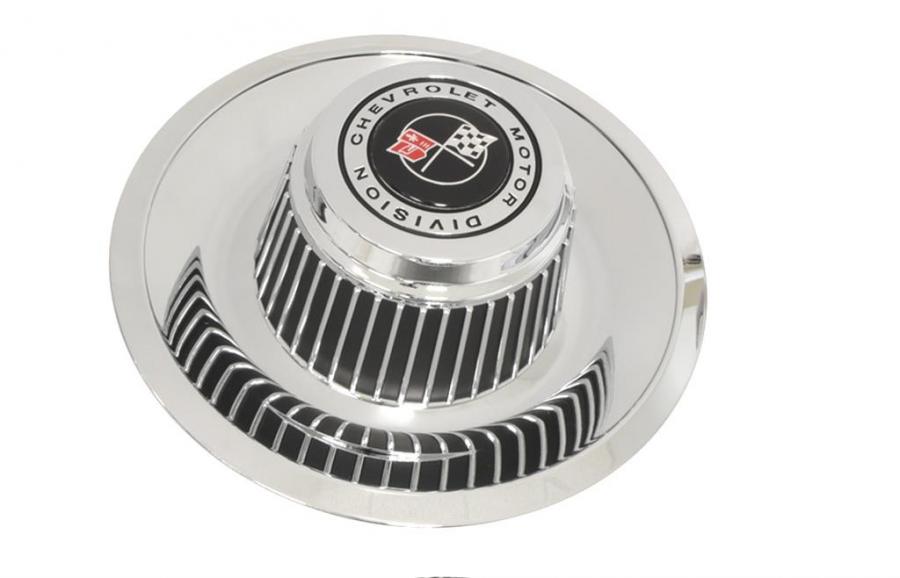 69-82 Rally Wheel Center Cap With Crossflag Emblem - Set Of 4 | Motor ...